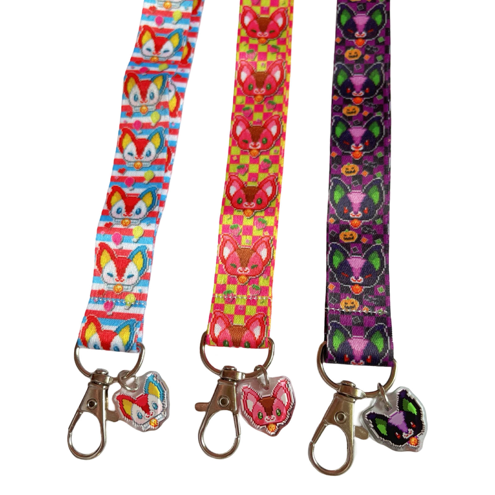 Pixel Noopy Wristlet Lanyard [Multiple Styles] – KityCrylics